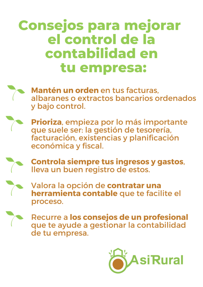 Tips para mejorar el control de la contabilidad de tu empresa
